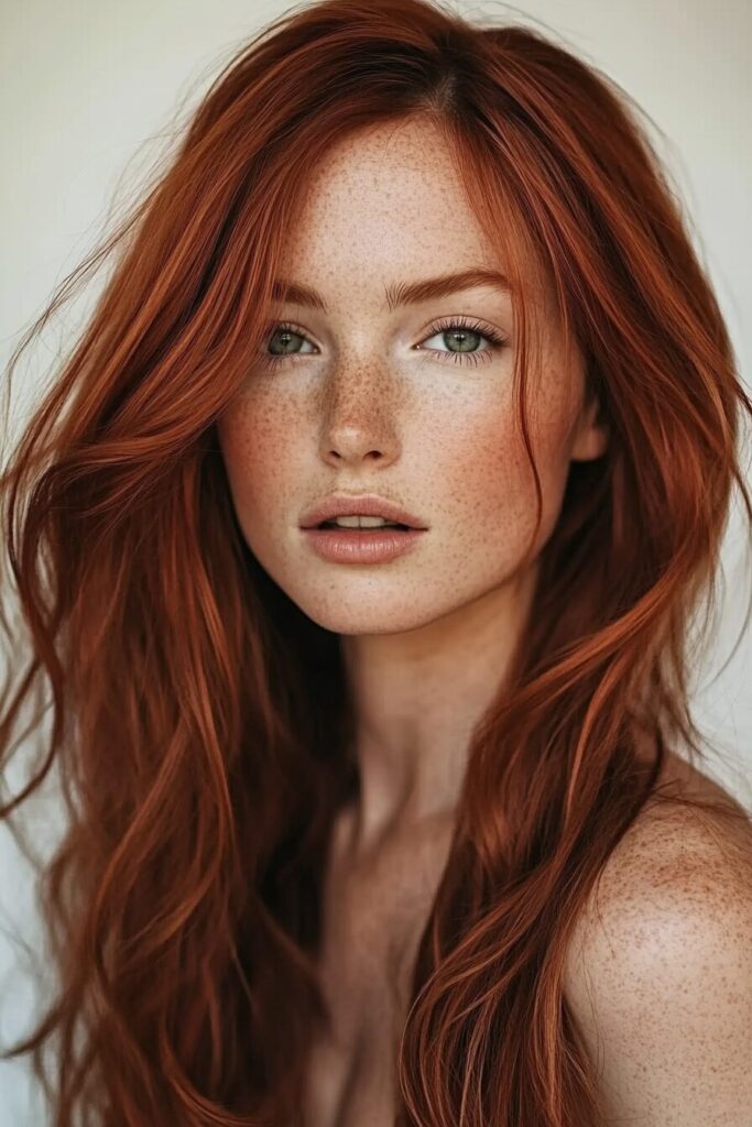 16 Stunning Red Hair with Blonde Highlights Styles