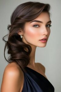 23 Gorgeous One Shoulder Dress Hairstyles You’ll Love