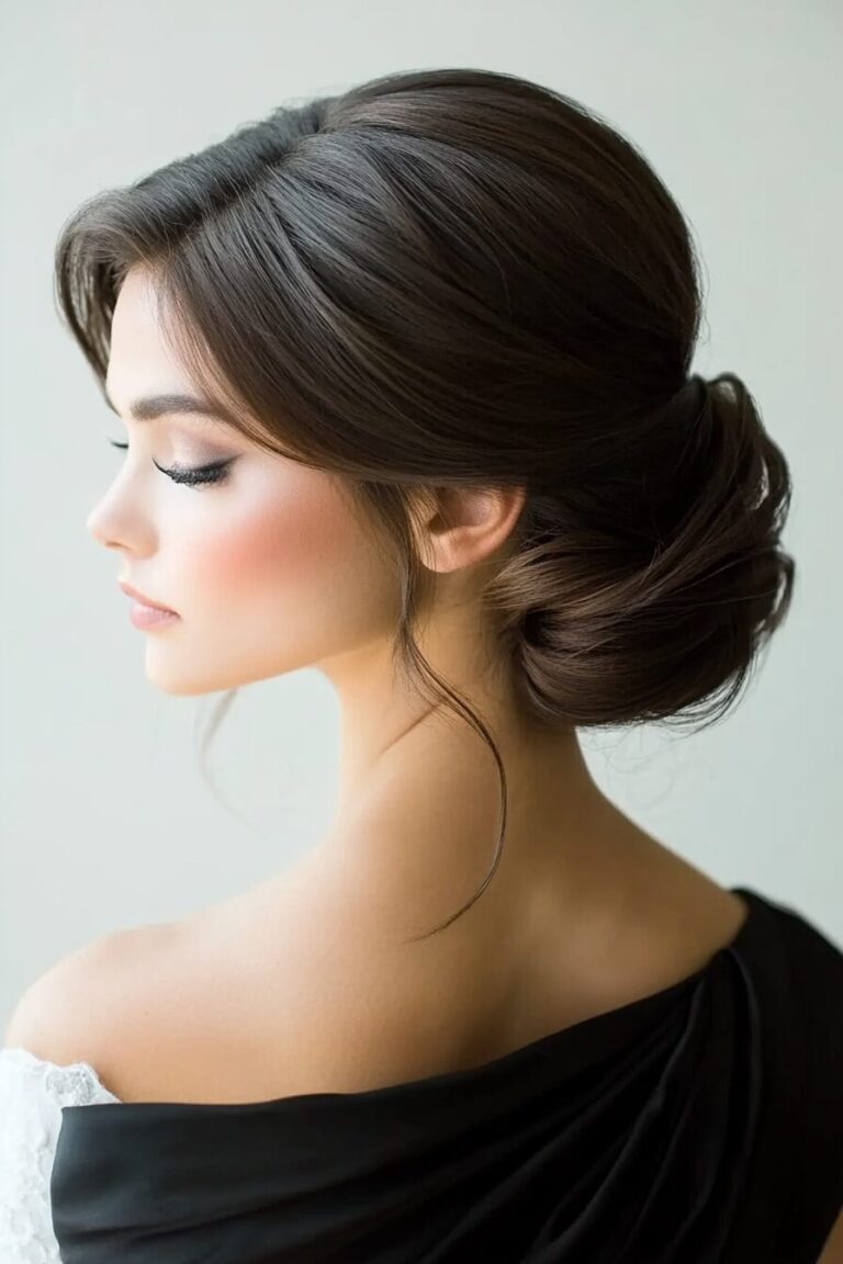 23 Gorgeous One Shoulder Dress Hairstyles You’ll Love